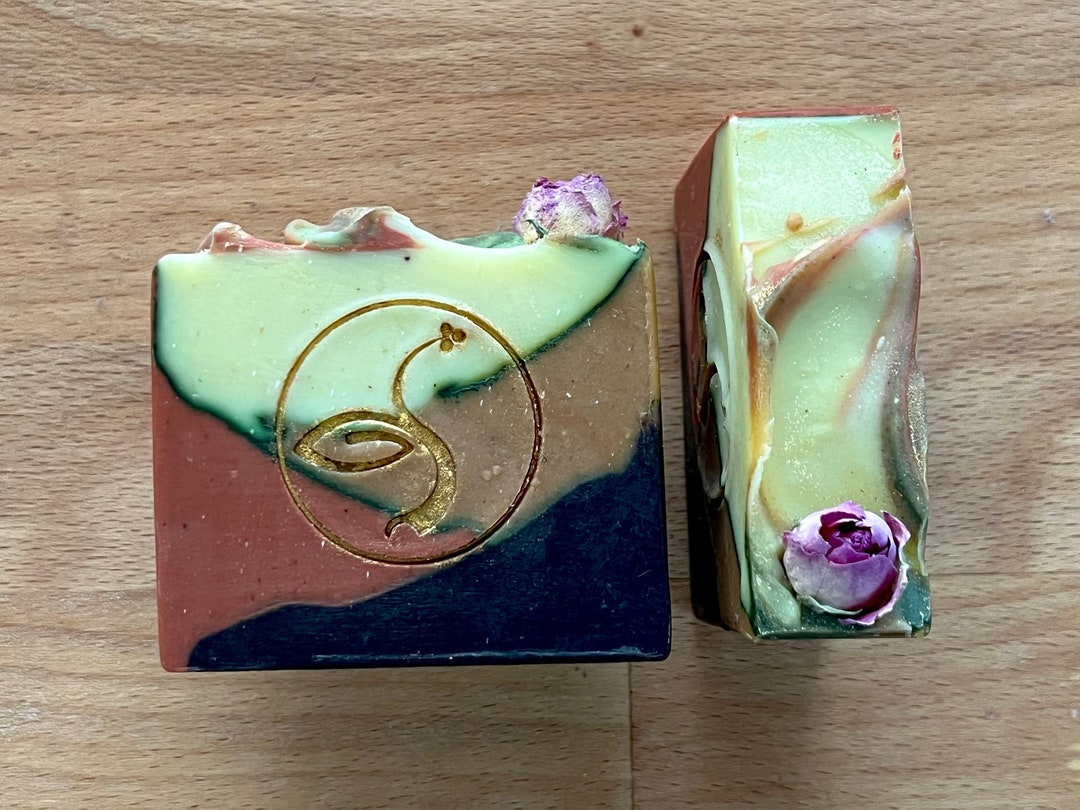 Sandal Rose Soap, All Natural Plant Based Soap Bar for Face, Body and ...