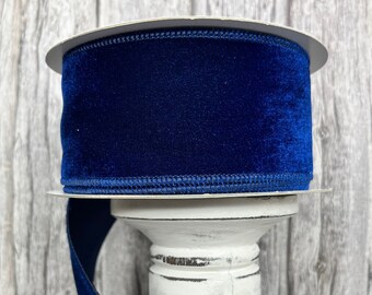 Blue Velvet Ribbon - Etsy