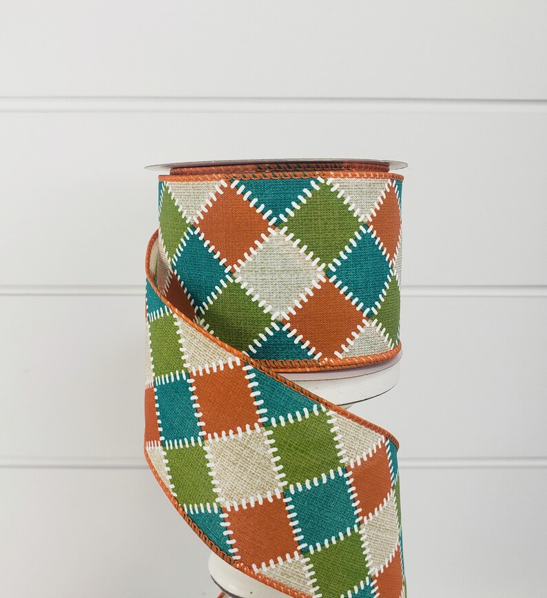 2.5x10yd Fall Stitch Check Wired - Etsy