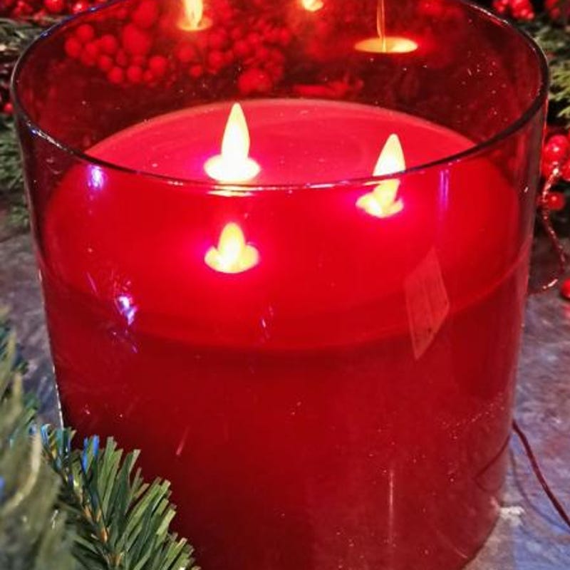 Red Candles Remote - Etsy