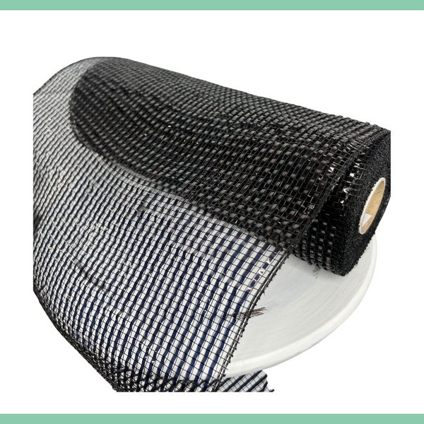 Black Deco Mesh - Etsy