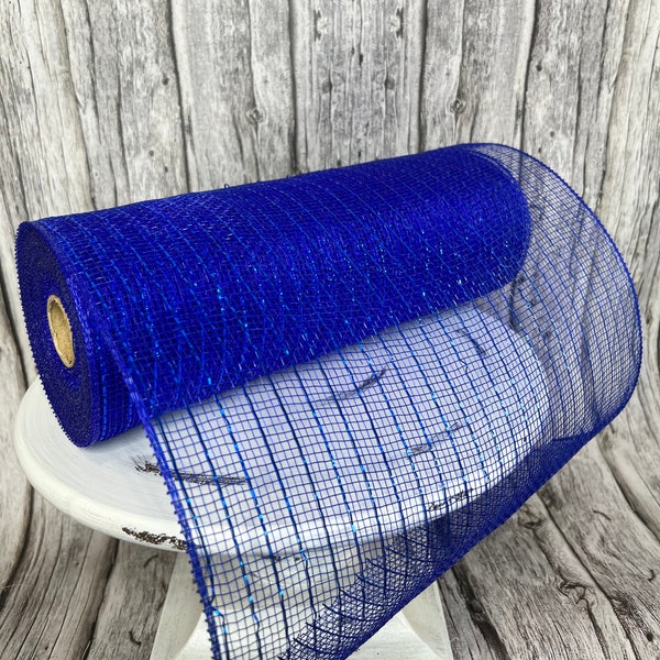 Blue Deco Mesh - Etsy