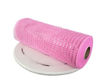 Pink Deco Mesh - Etsy