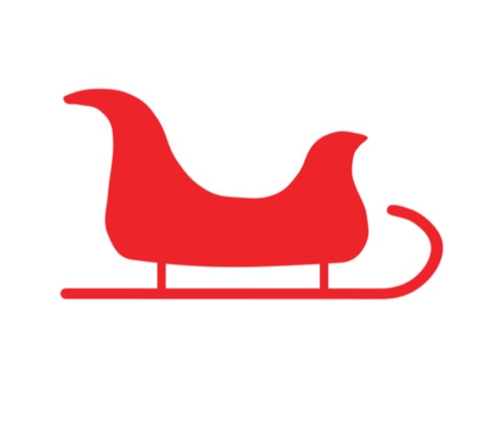 Sleigh Cutting File in Svg. or .studio3 - Etsy