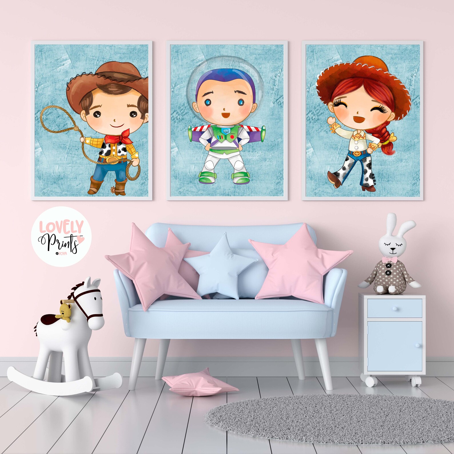 Toy story wall art Toy Story nursery prints Toy Story | Etsy