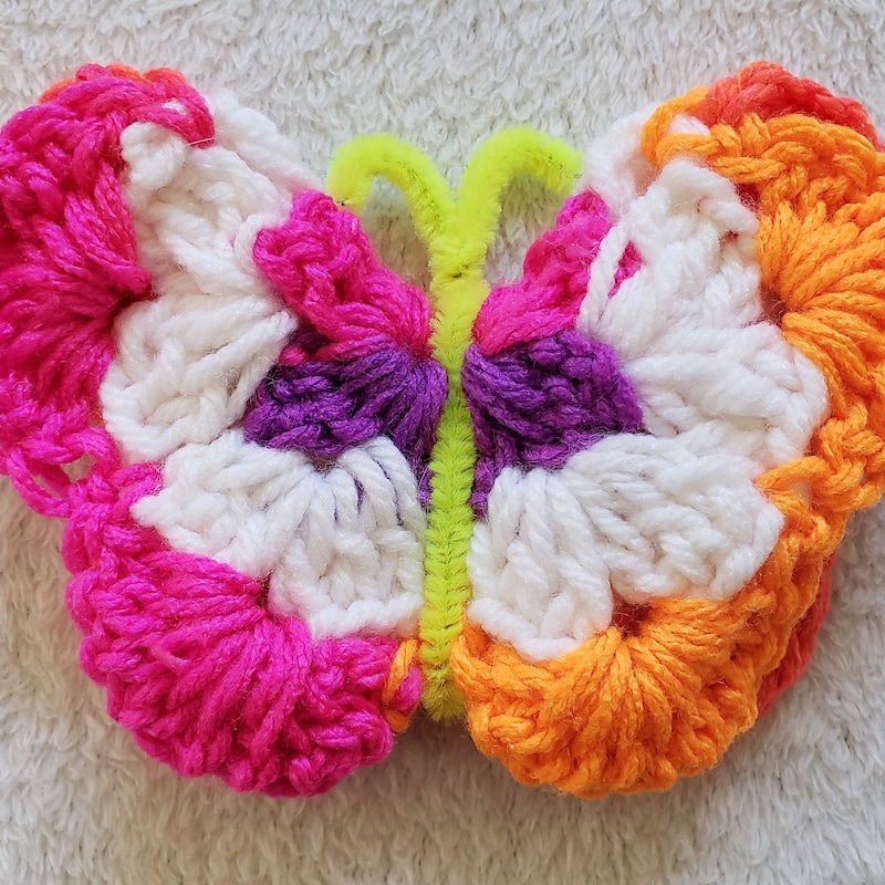 Butterfly Crochet Magnets - Etsy
