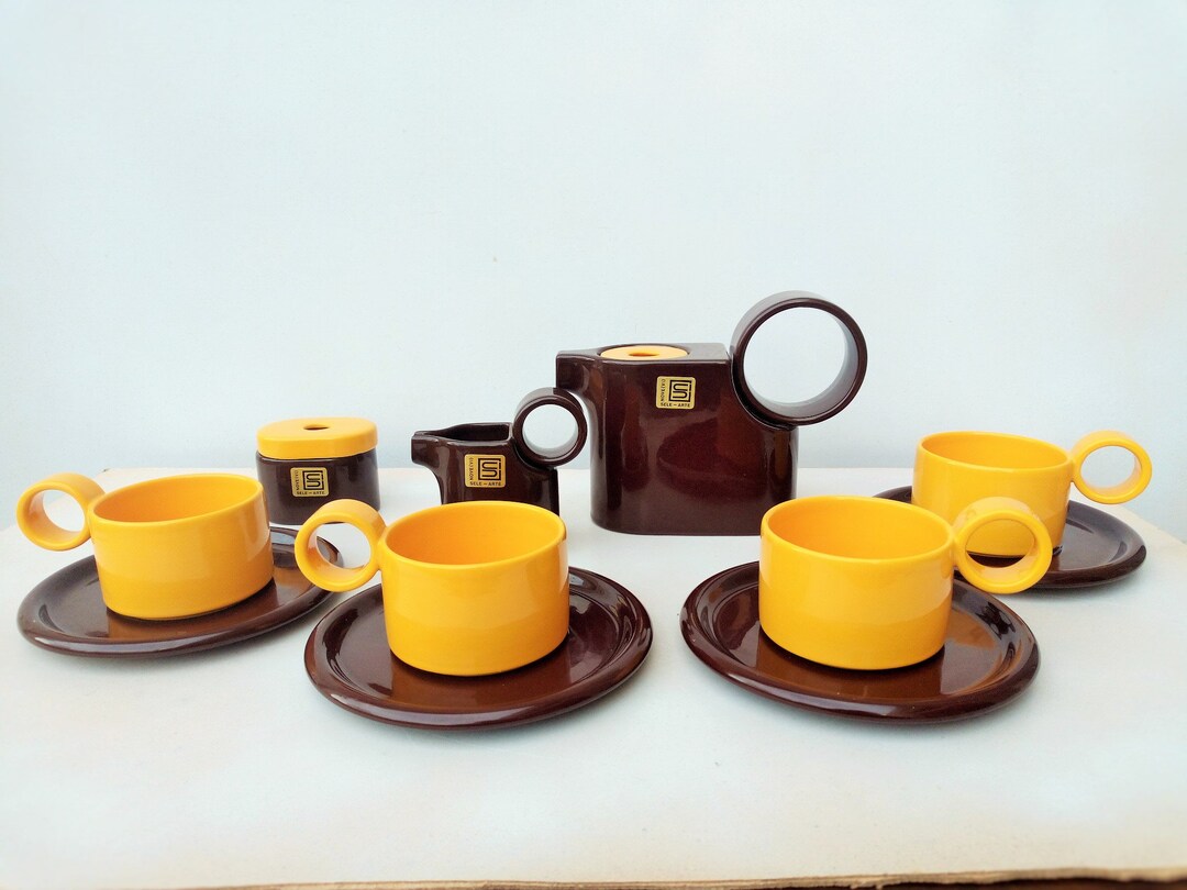 Sele Arte Nove Tea Set (sottsass Bitossi Gambone Memphis Londi ...