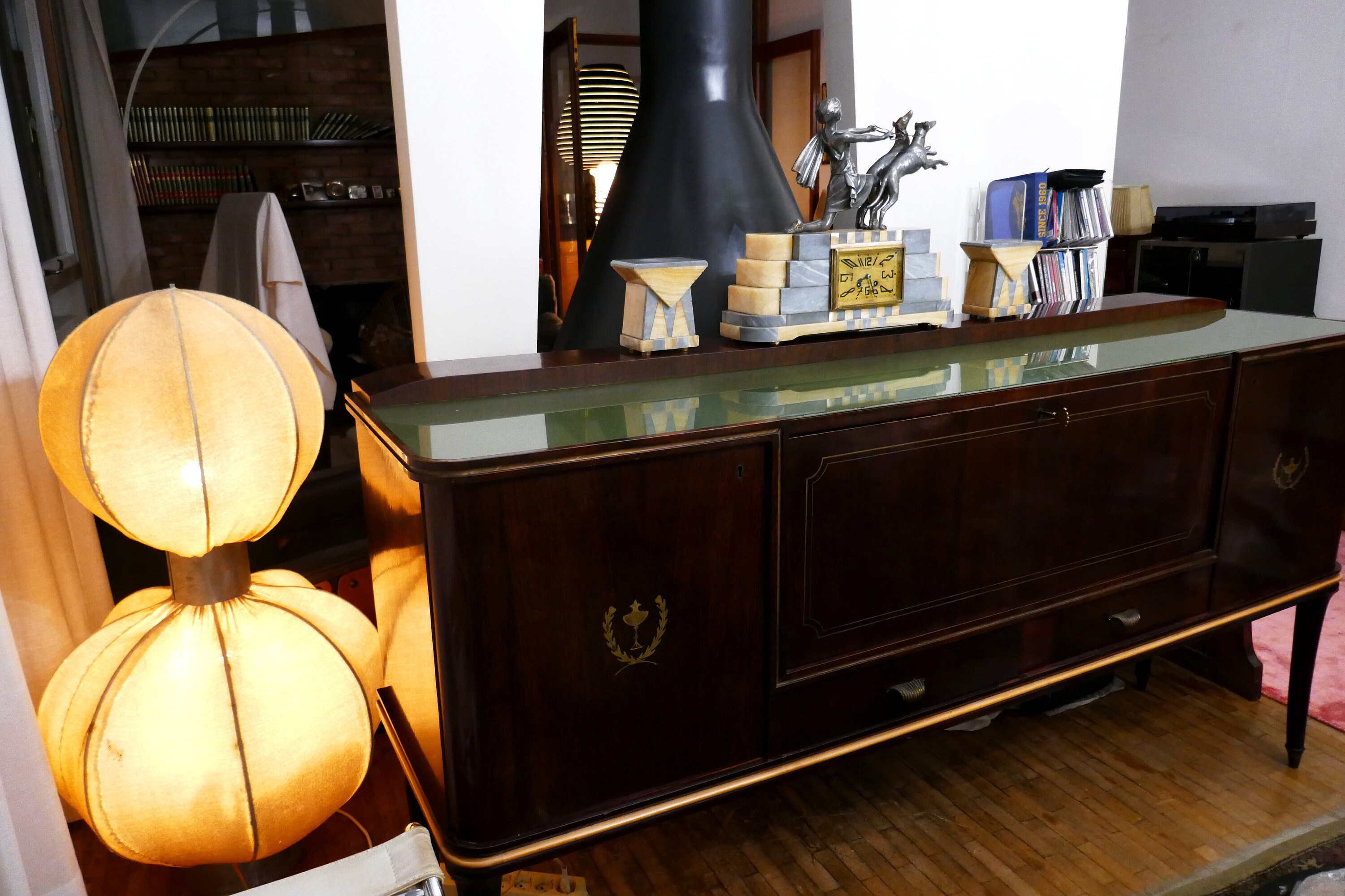 French Art Deco Marble Clock (chiparus Grisard Dunhill Art Deco Clock ...