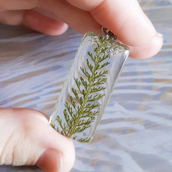 Real Plant Necklace - Etsy