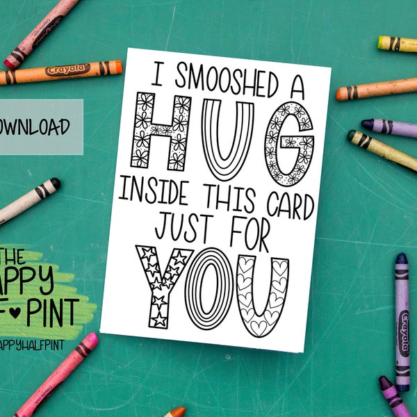 Paper Hug Card - Etsy