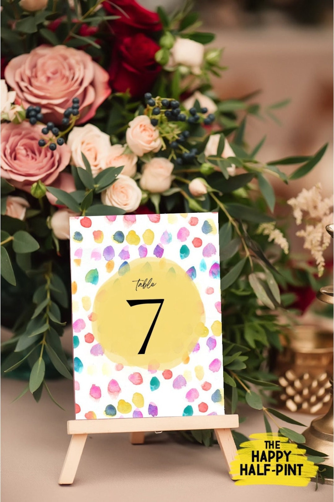 Event Table Numbers Printable Cards - Etsy