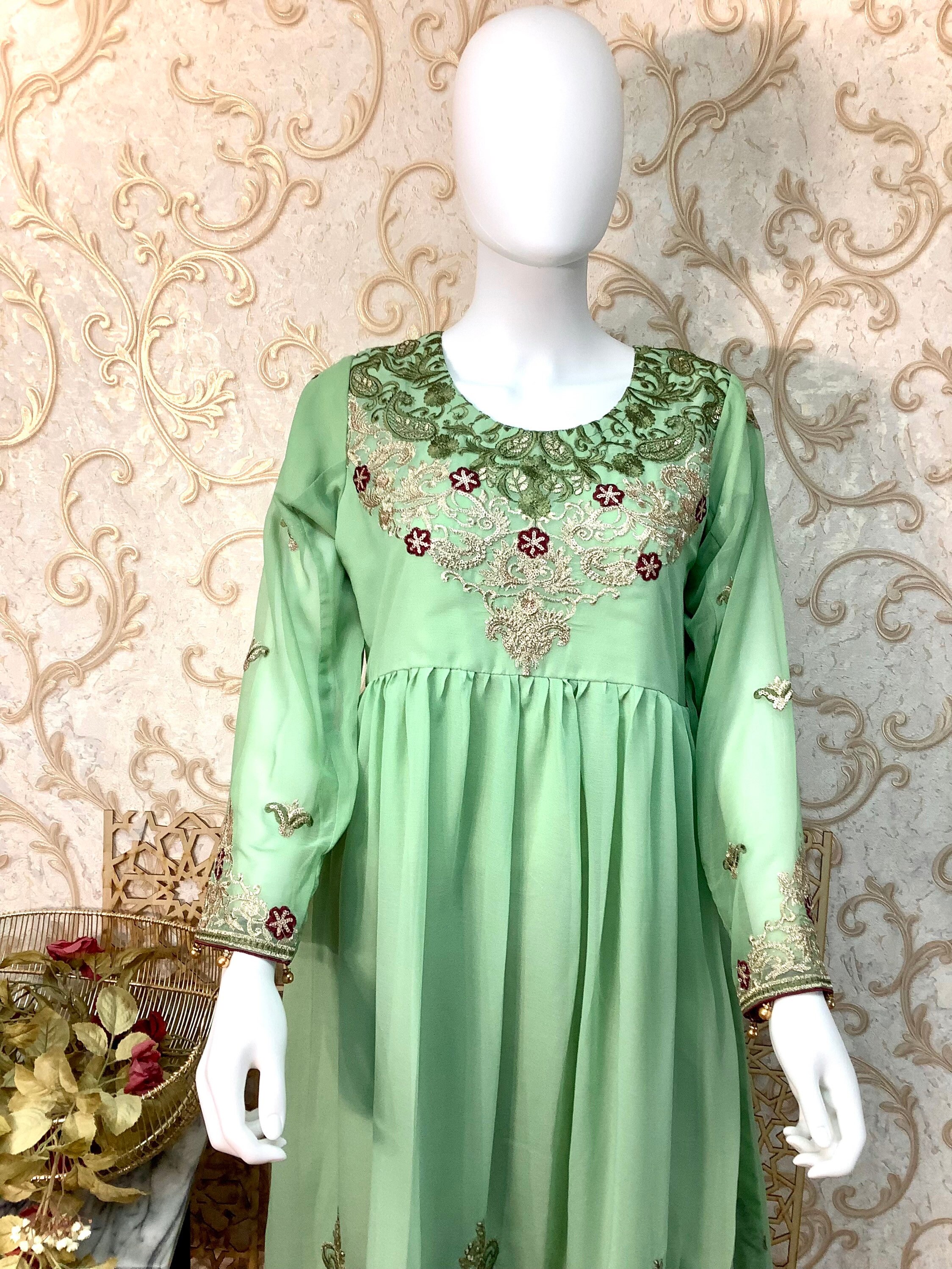 Pistachio Green Color Pakistani Indian Designer Salwar Kameez - Etsy