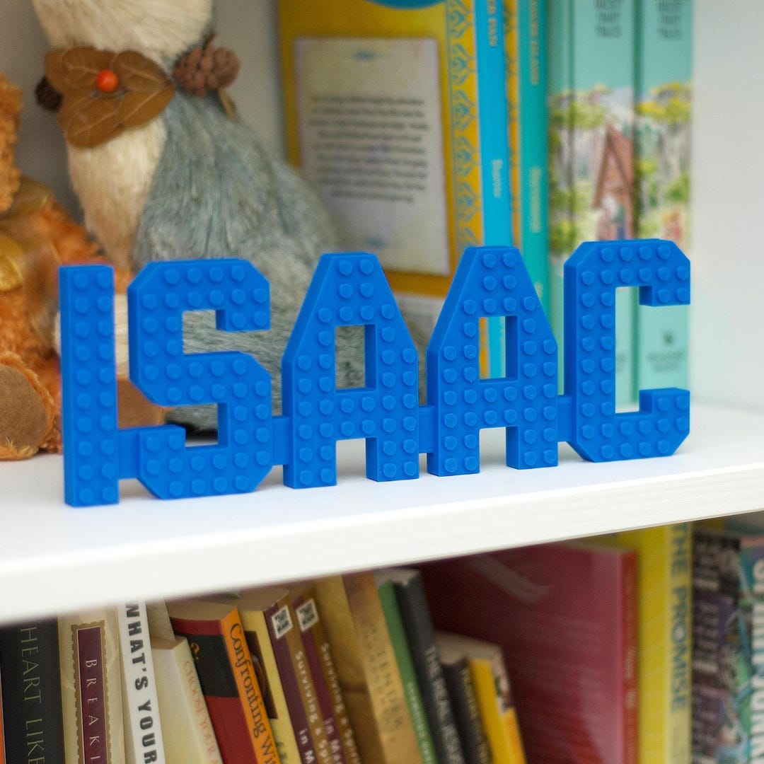 Medium Brick Name- Kids Room Decor - Etsy