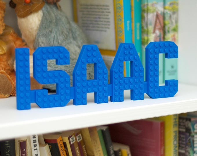 Medium Brick Name- Kids Room Decor - Etsy