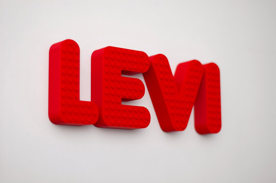 Personalized 3D Printed Brick Gamer Name Sign: Game Room Decor - Etsy