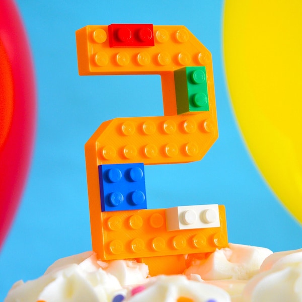 Number Cake Topper - Etsy