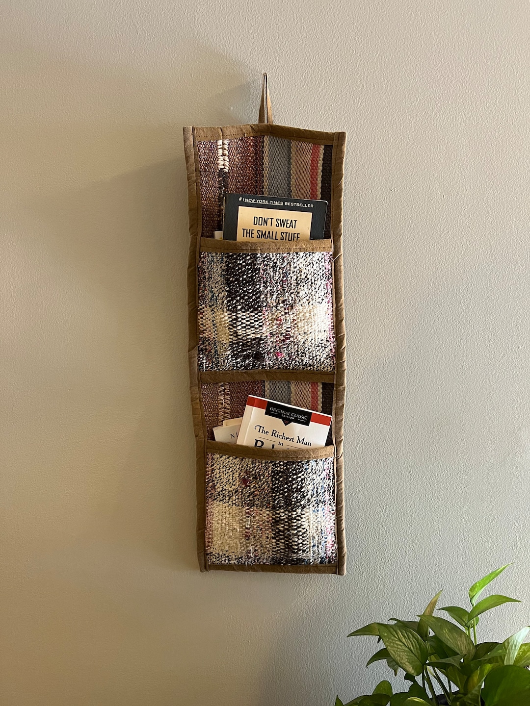 Handmade Kilim Rug Wall Organizer, Vintage Turkish Decor - Etsy