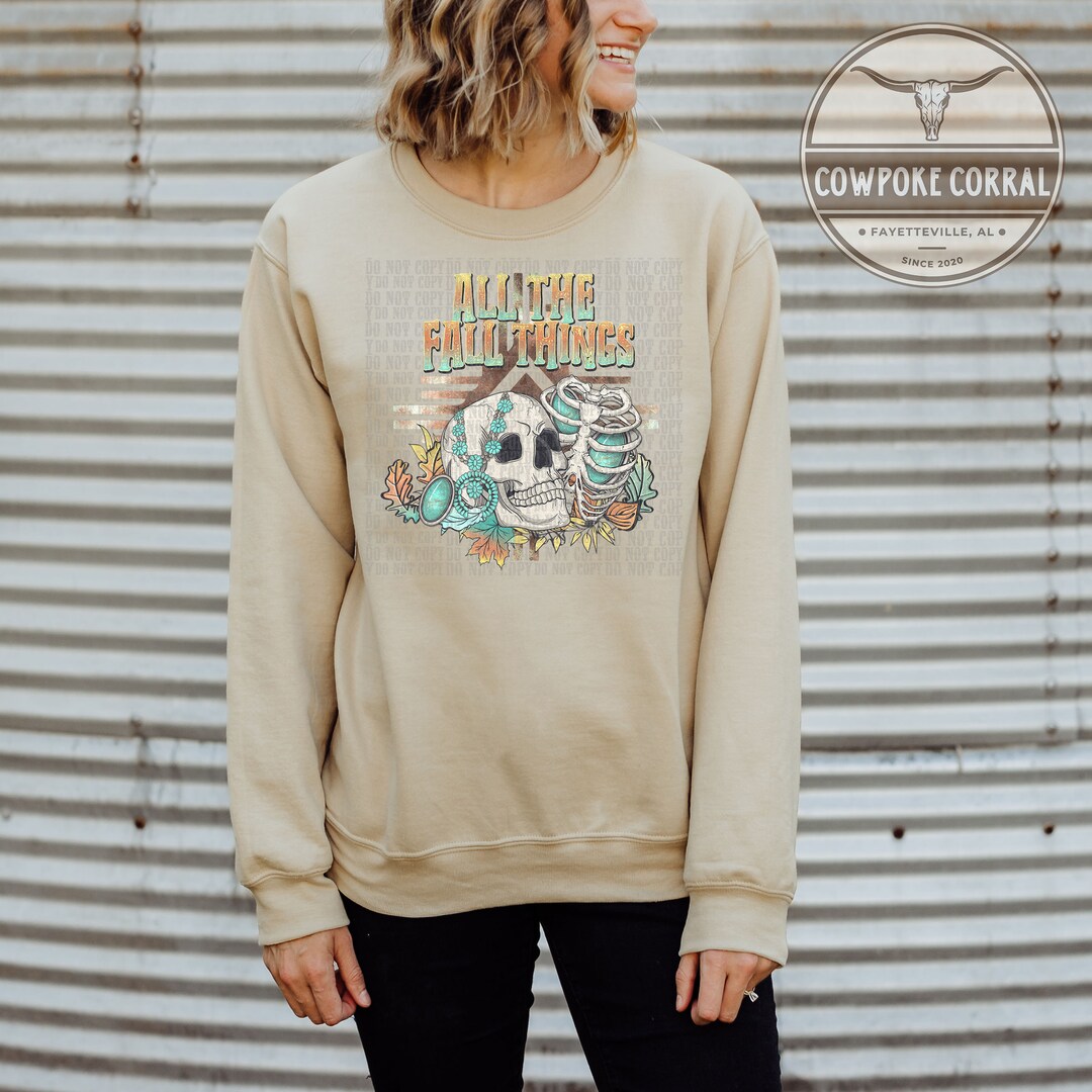 All the Fall Things DTF Transfer Adult Western Clear - Etsy