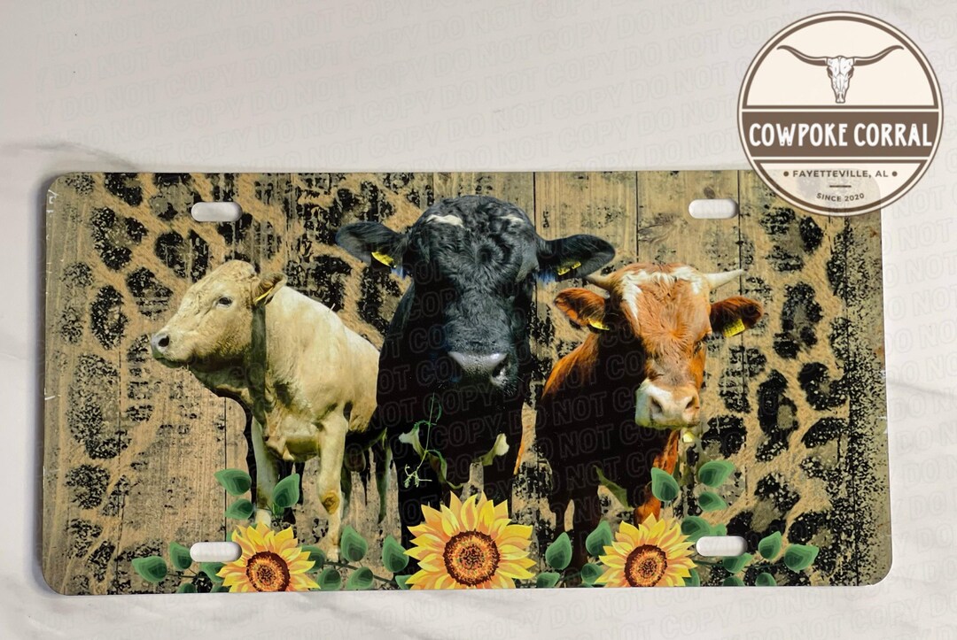 Mooove Heifer - License Plate - Etsy