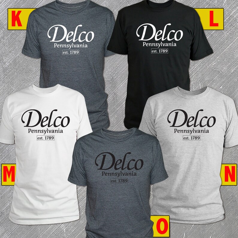 Men's Delco Shirt / Delco Keystone Badge / Delaware County Shirt ...