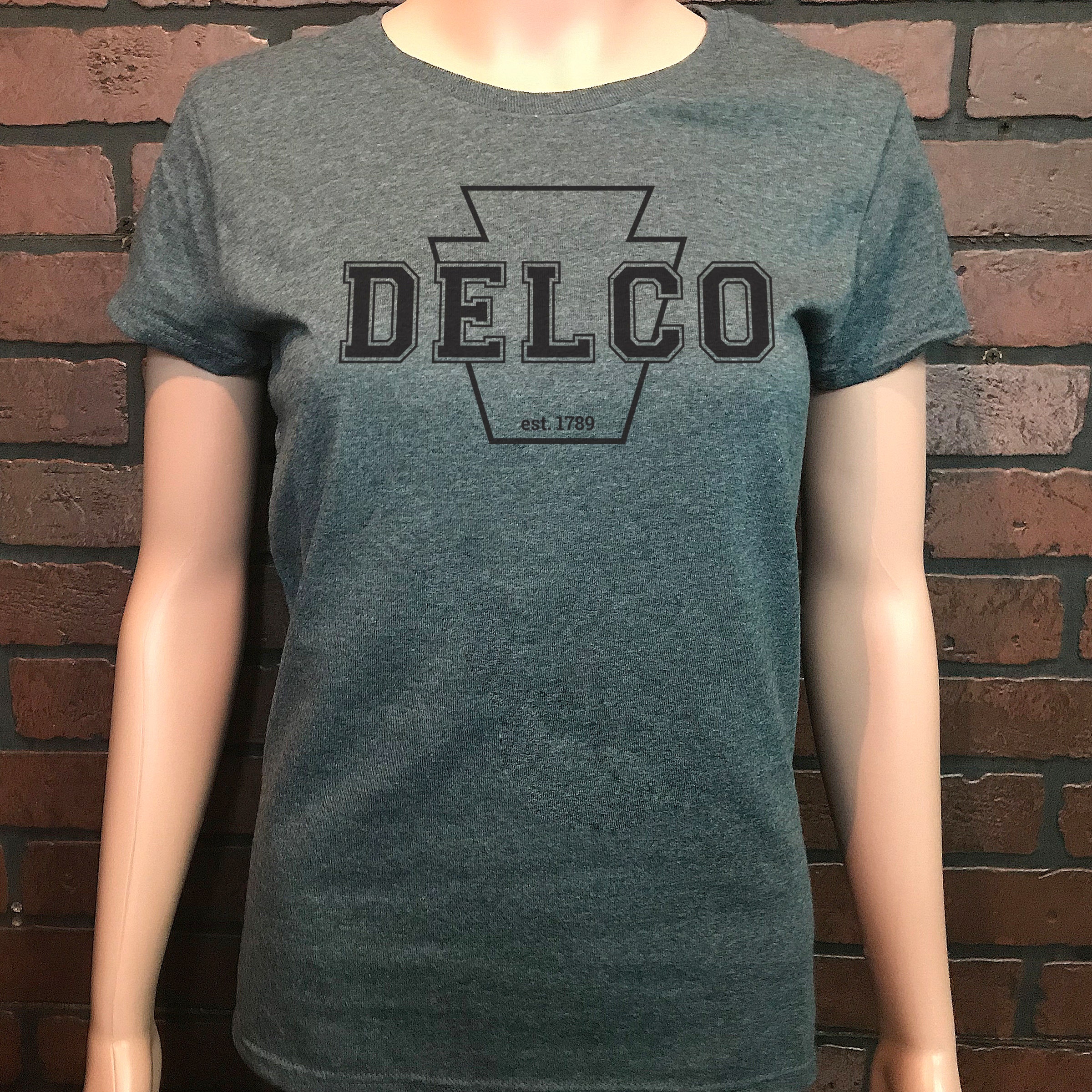 Women's Delco Shirt / Delco Keystone Badge / Delaware County Shirt ...