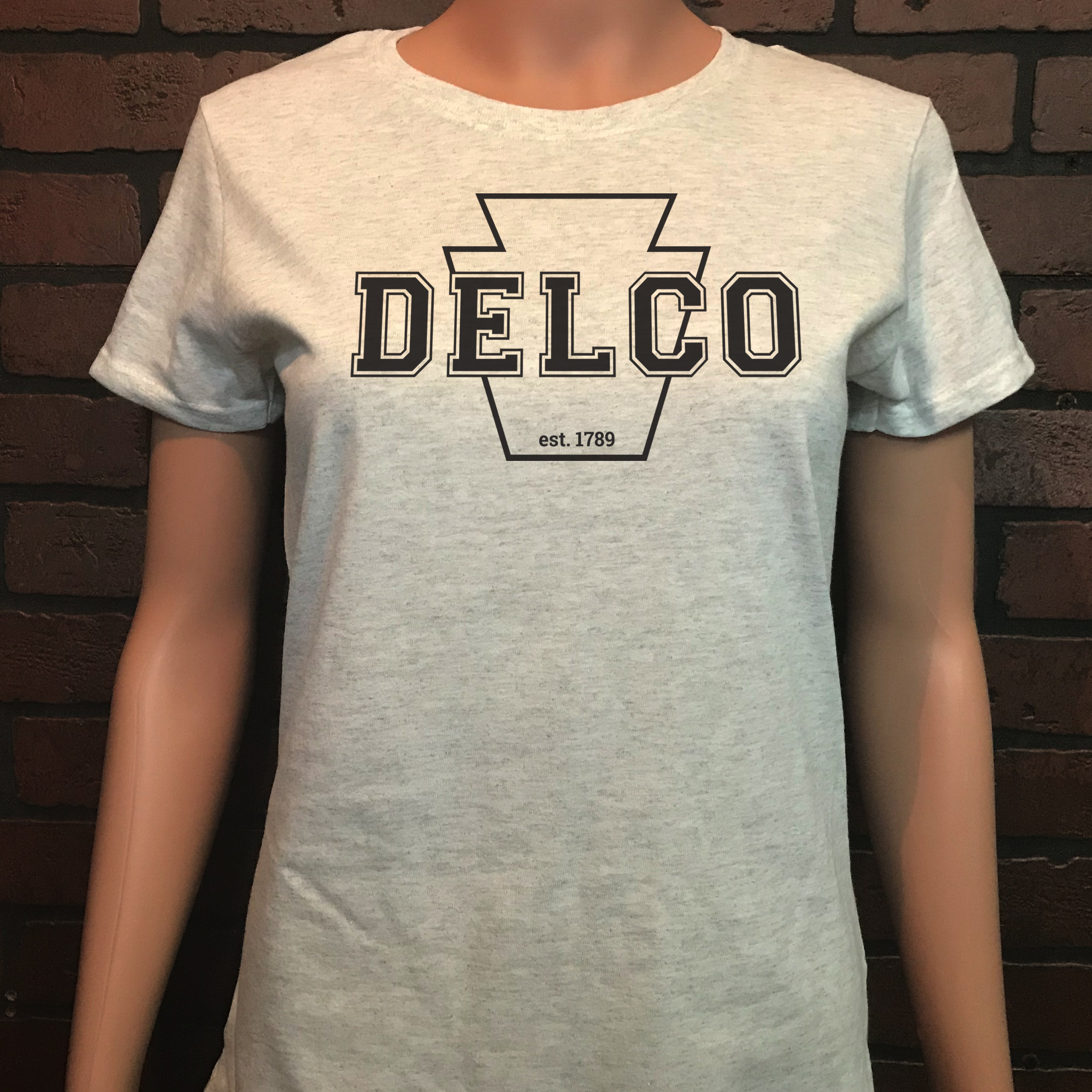 Women's Delco Shirt / Delco Keystone Badge / Delaware County Shirt ...