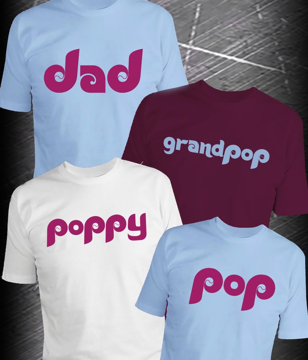 Philly Dad Baseball Shirt Philadelphia Phillies Fan Tee Phillies Father ...