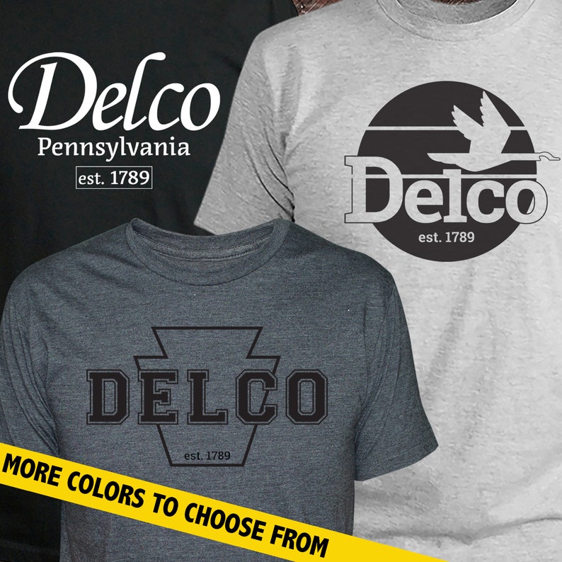 Men's Delco Shirt / Delco Keystone Badge / Delaware County Shirt ...