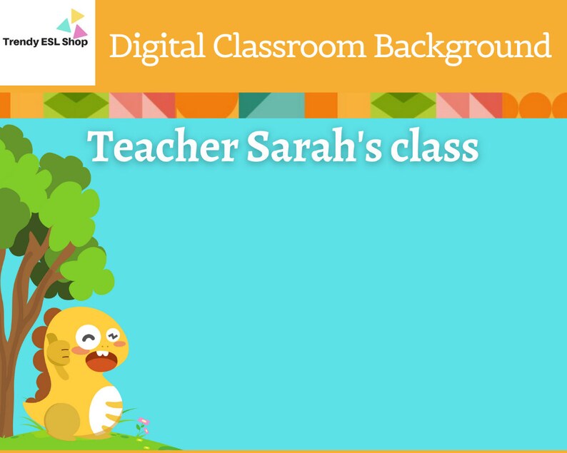 Vipkid Classroom Background Online Teaching Background | Etsy