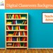 Digital Custom Classroom Background | Online Teaching Background ...