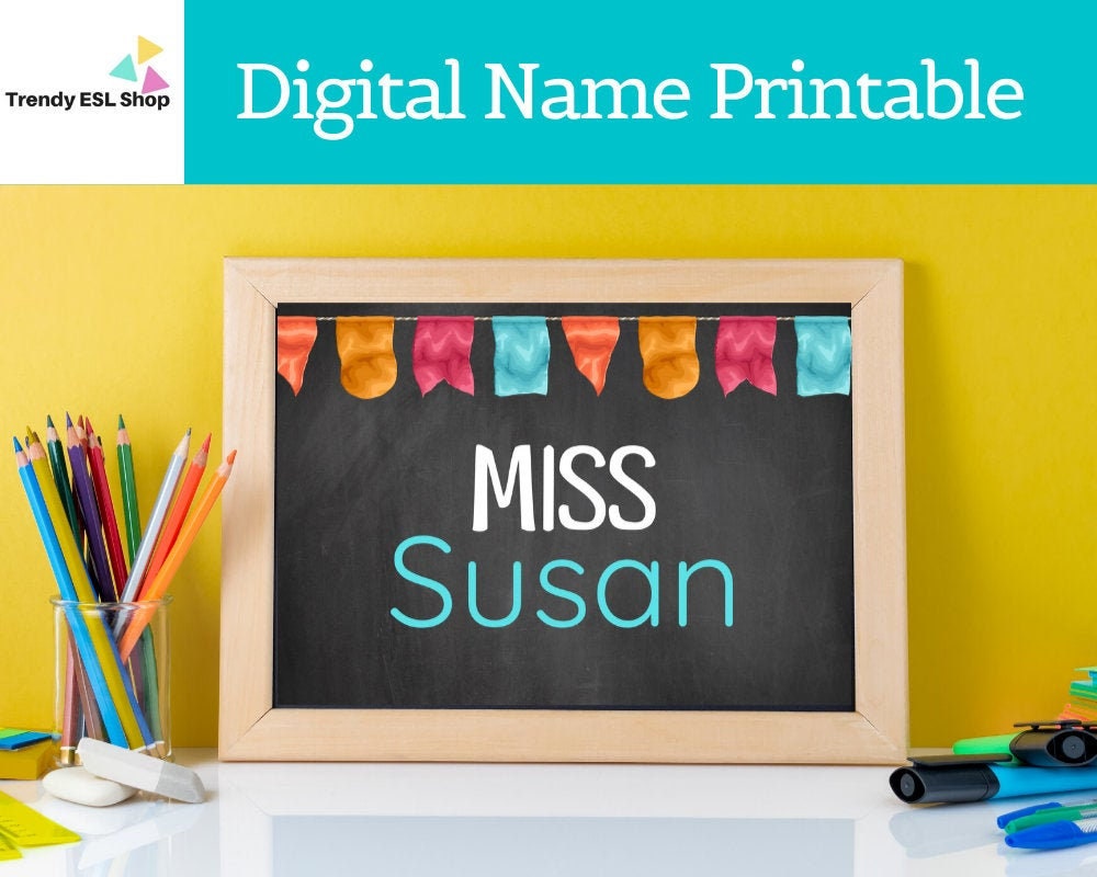 Digital Custom Classroom Background Online Teaching | Etsy