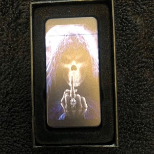 Double Arch Rechargeable USB Electric Pulse Plasma Metal Lighter Gift ...