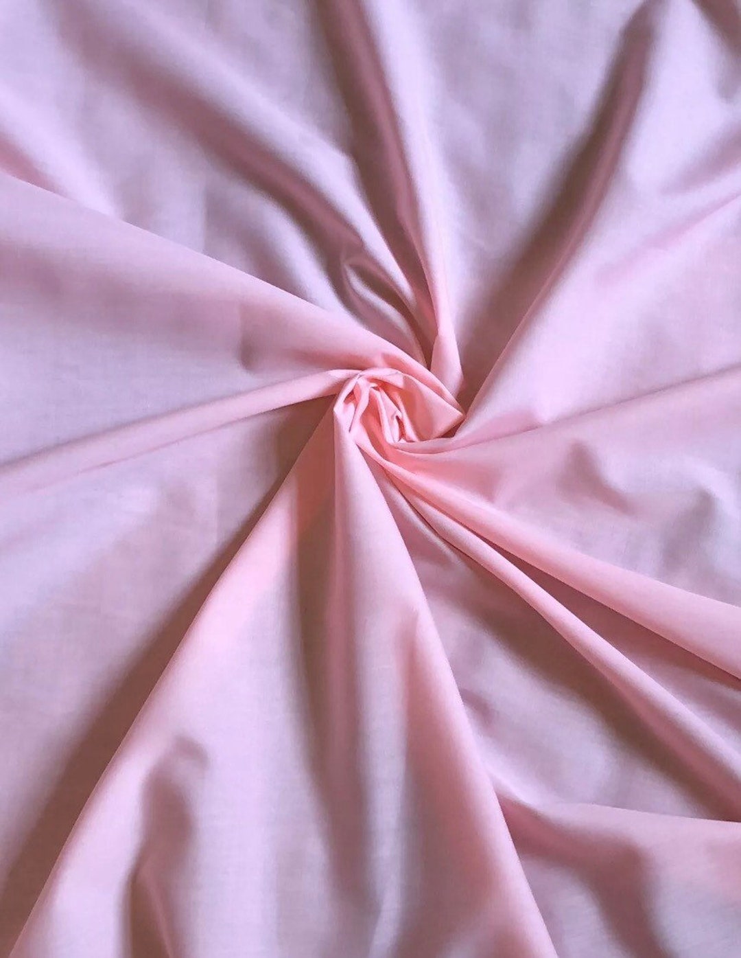 1 Meter Plain Pale Pink Poly Cotton Fabric 45” Wide Dress Crafts - Etsy