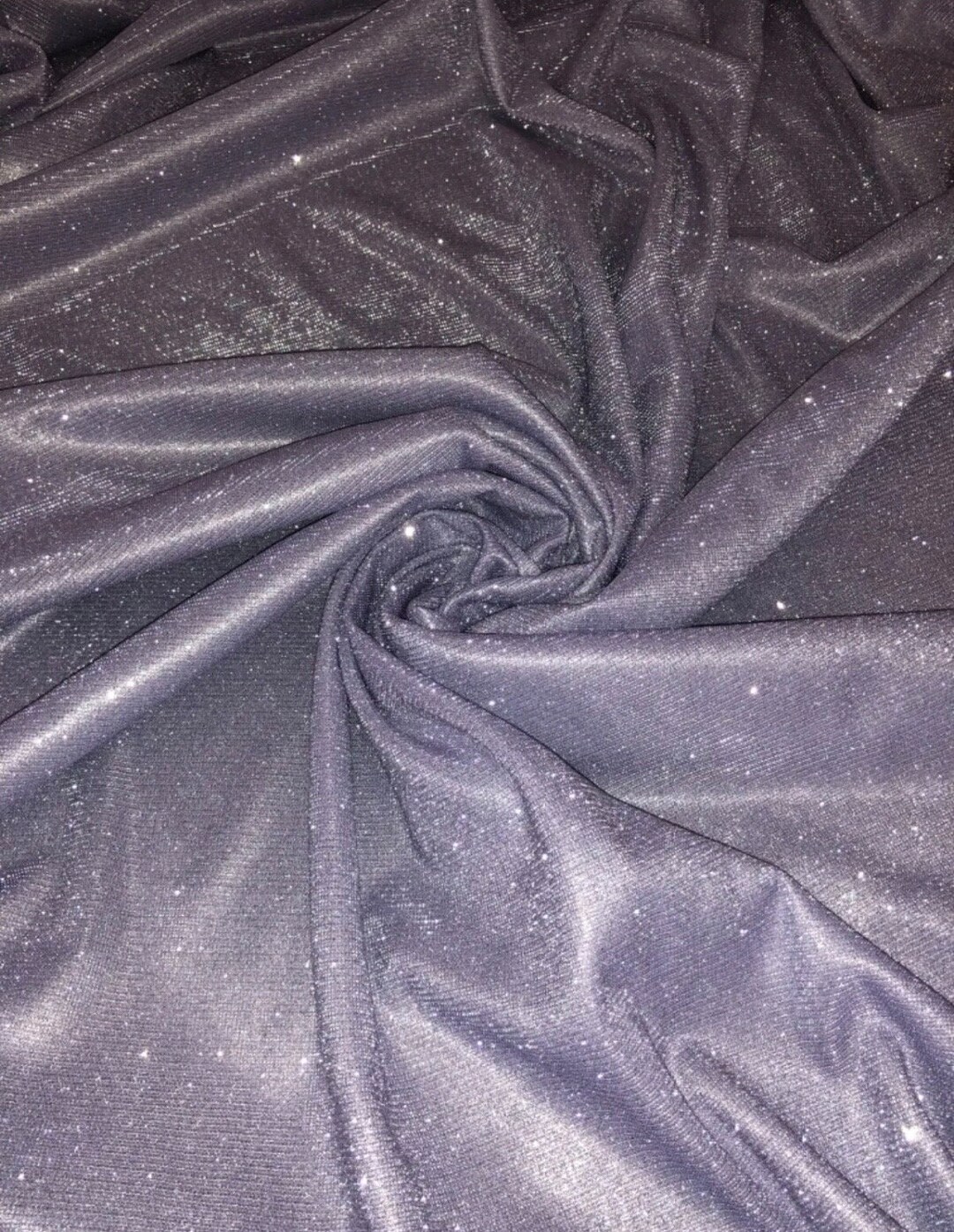 1 Meter Lilac Sparkly Glitter Stretch Moonlight Fabric 58wid Dress ...