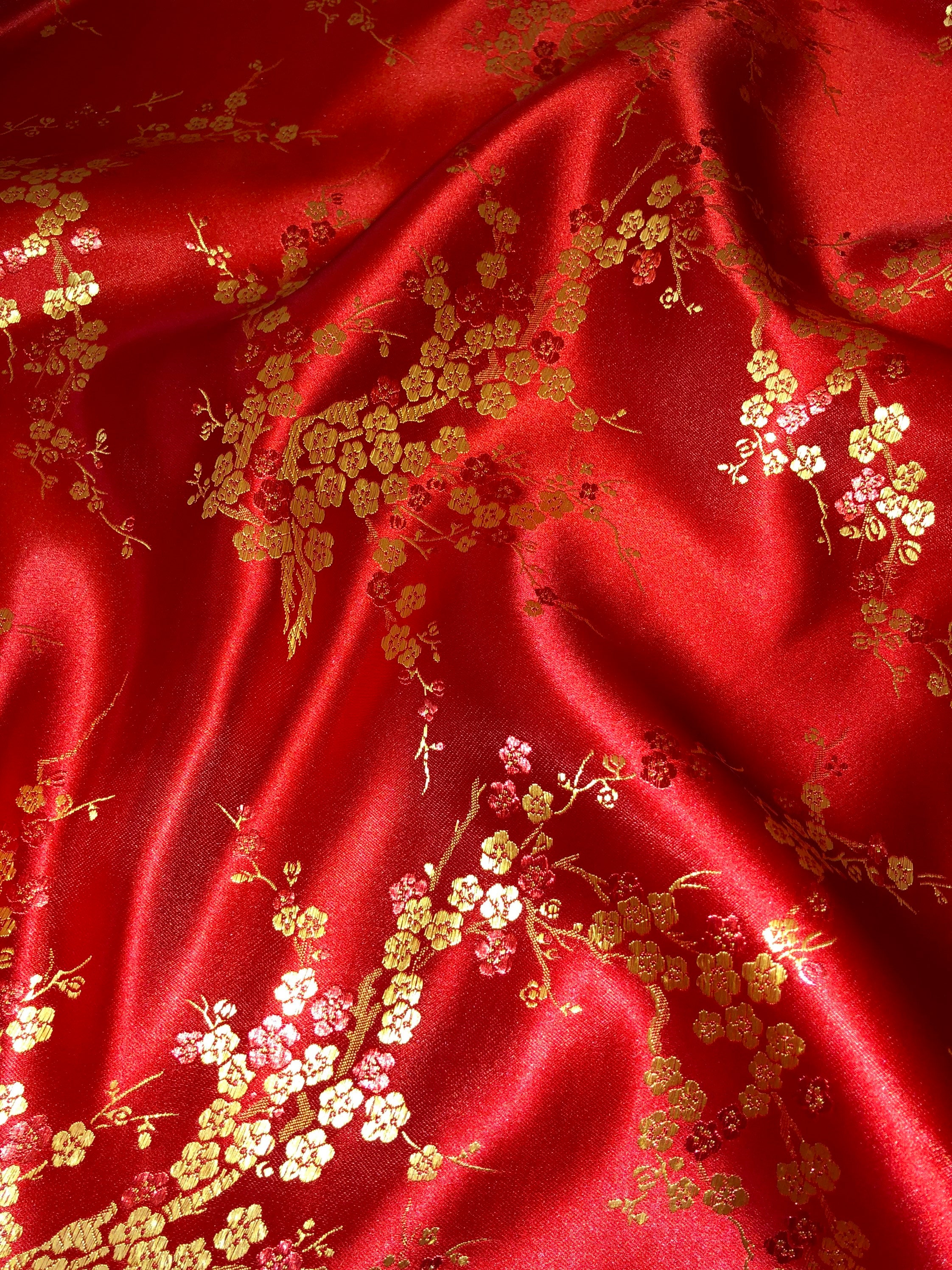 Red Chinese Fabric