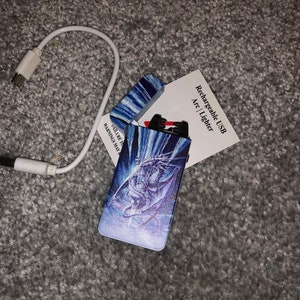 Double Arch Rechargeable USB Electric Pulse Plasma Metal Lighter Gift ...