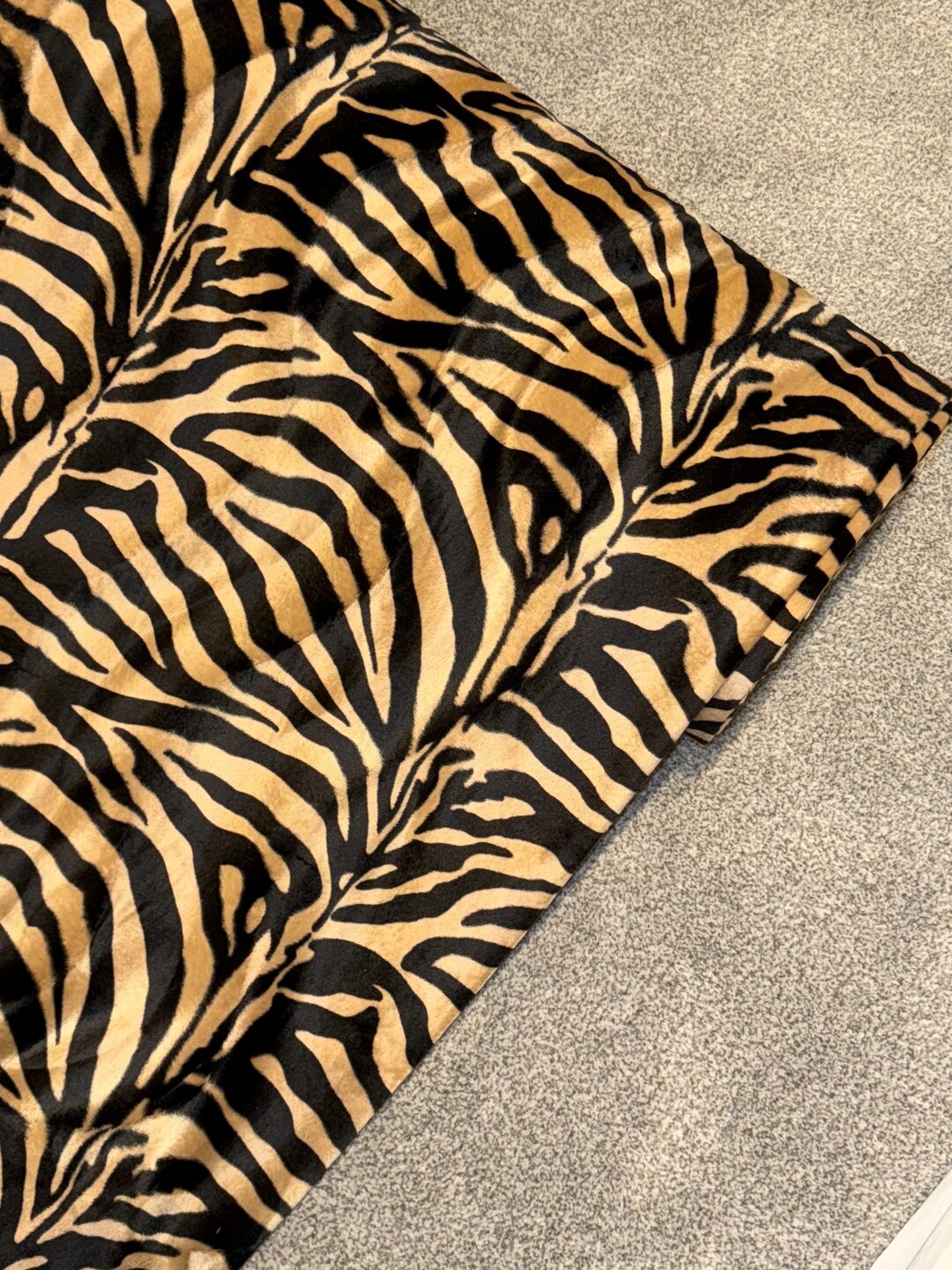 1 Meter Animal Antelope Print Faux Fur Velboa Fabric 60” Wide Velour - Etsy