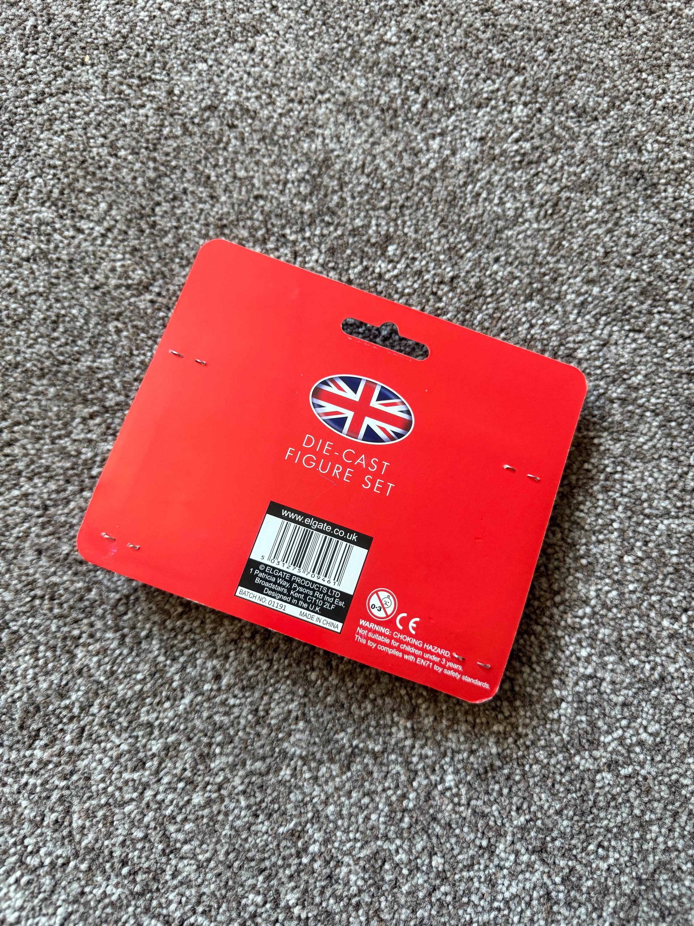Elgate Die-cast Figures Set Big Ben Post Box and Telephone Booth Metal ...
