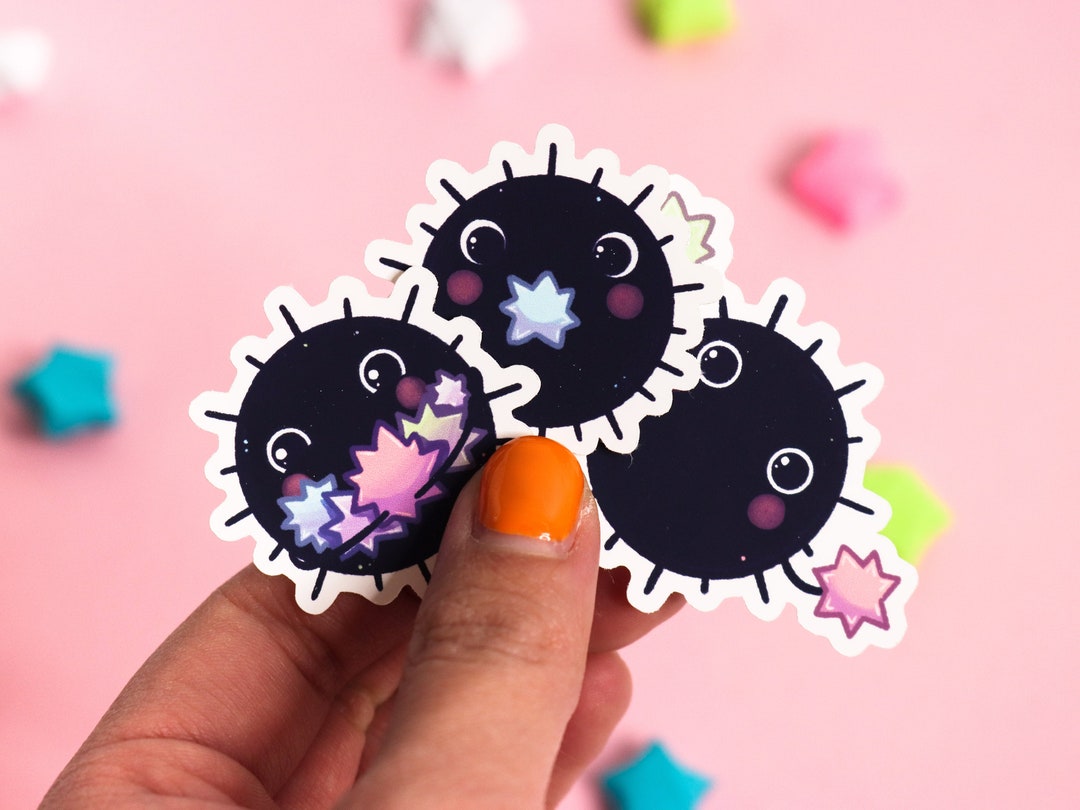 Soot Sprite Sticker Set Cute Sticker Weatherproof Ghibli Sticker ...