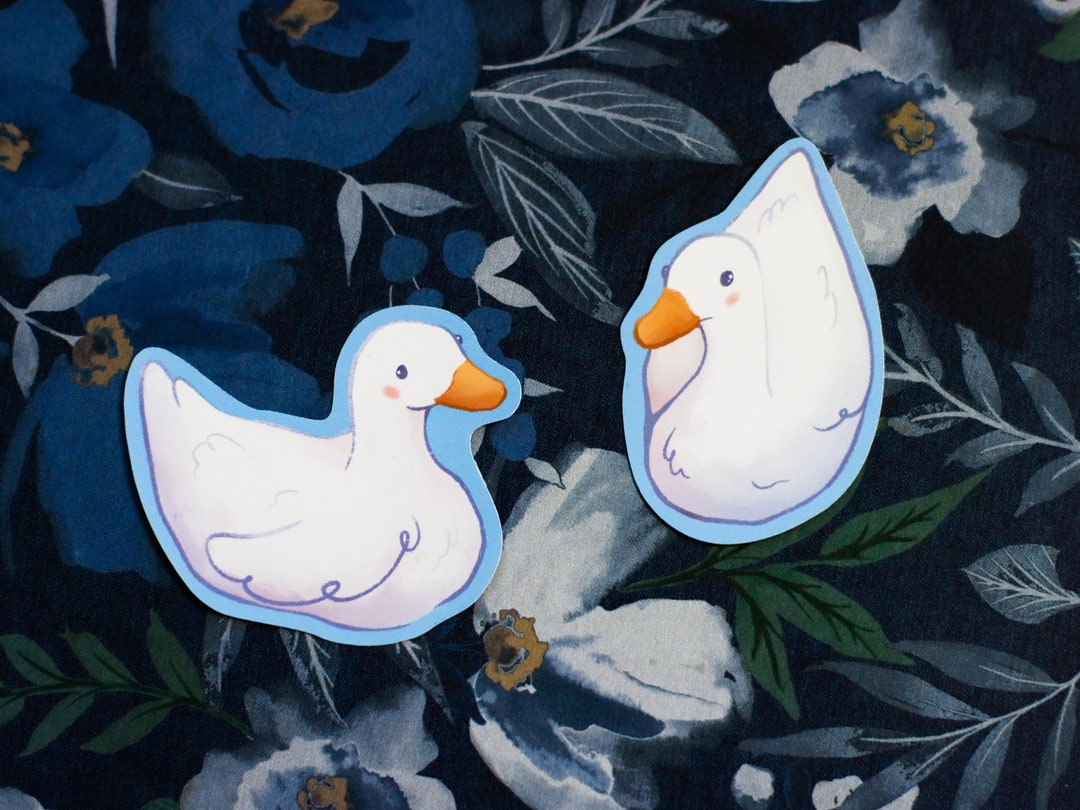 Cute Duck Stickers | Duck Art | Bird Sticker | Animal Sticker ...