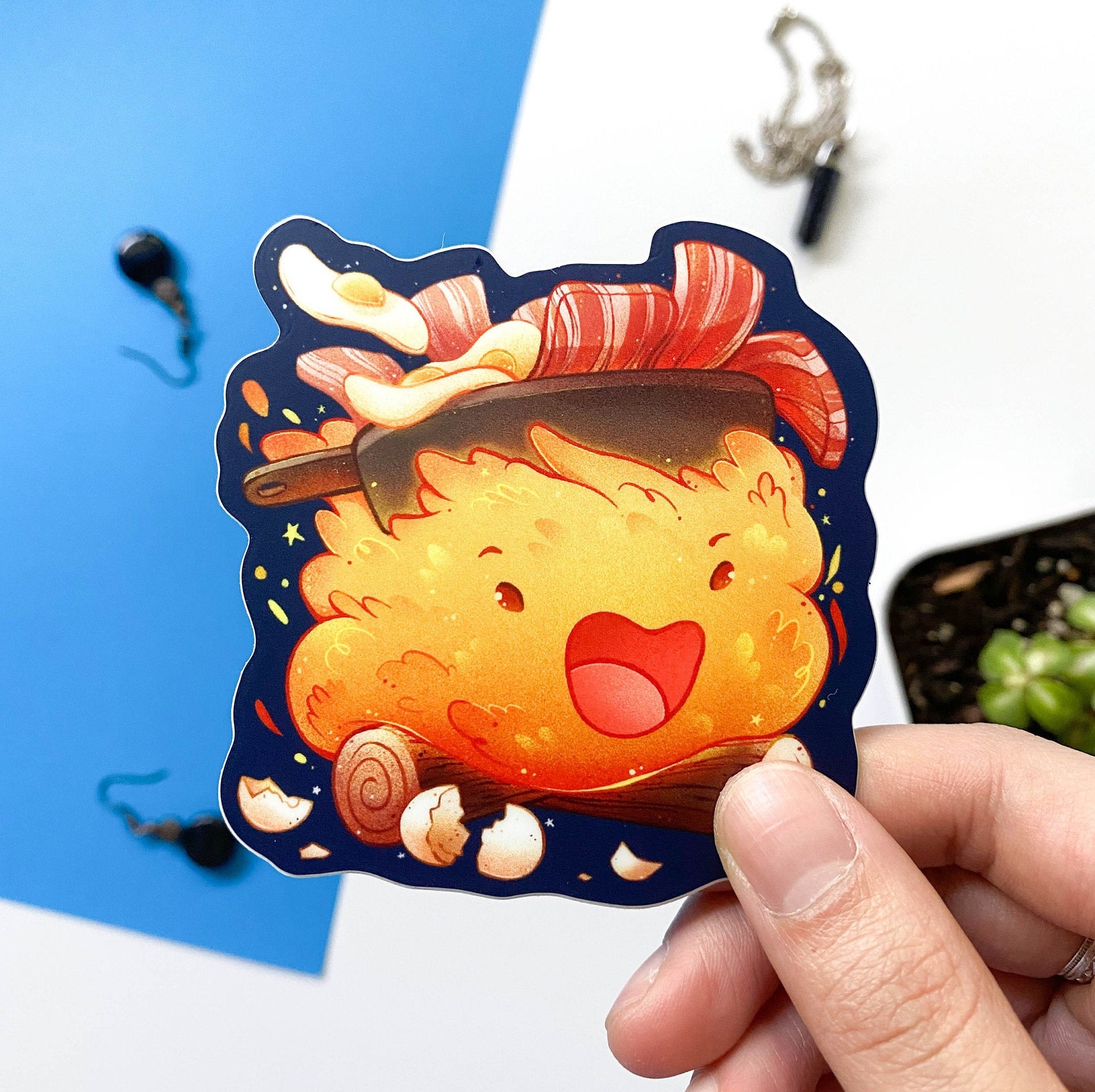 Calcifer Sticker Howl's Moving Castle Studio Ghibli | Etsy