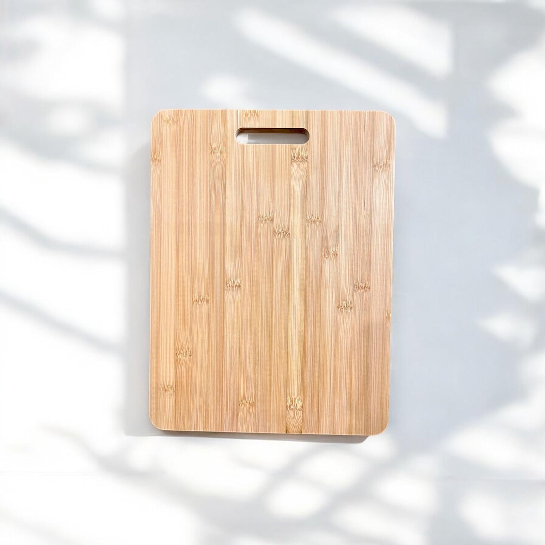 Bamboo Cutting Board With Handle | 16 Inch Board | Serving Board ...