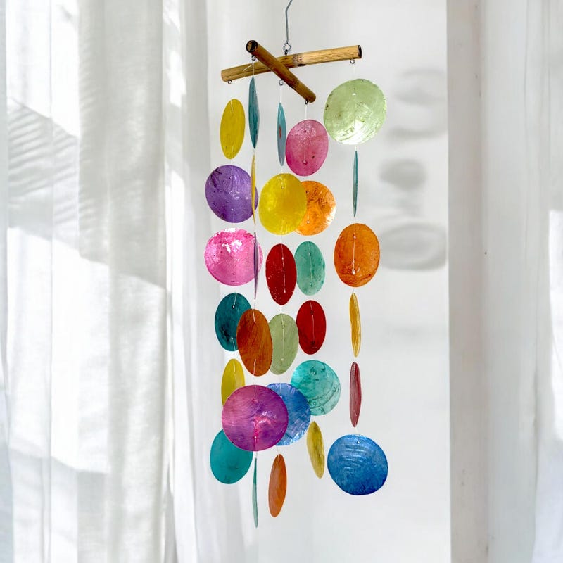 Capiz Wind Chime - Etsy