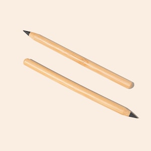 Bamboo Alloy Pencil Set: Sustainable Writing Tools (10x) - Etsy