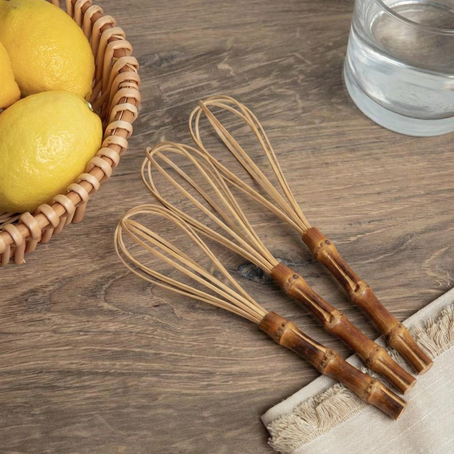 Bamboo Root Whisk | Kitchen Essential Tool | Baking & Cooking - Etsy
