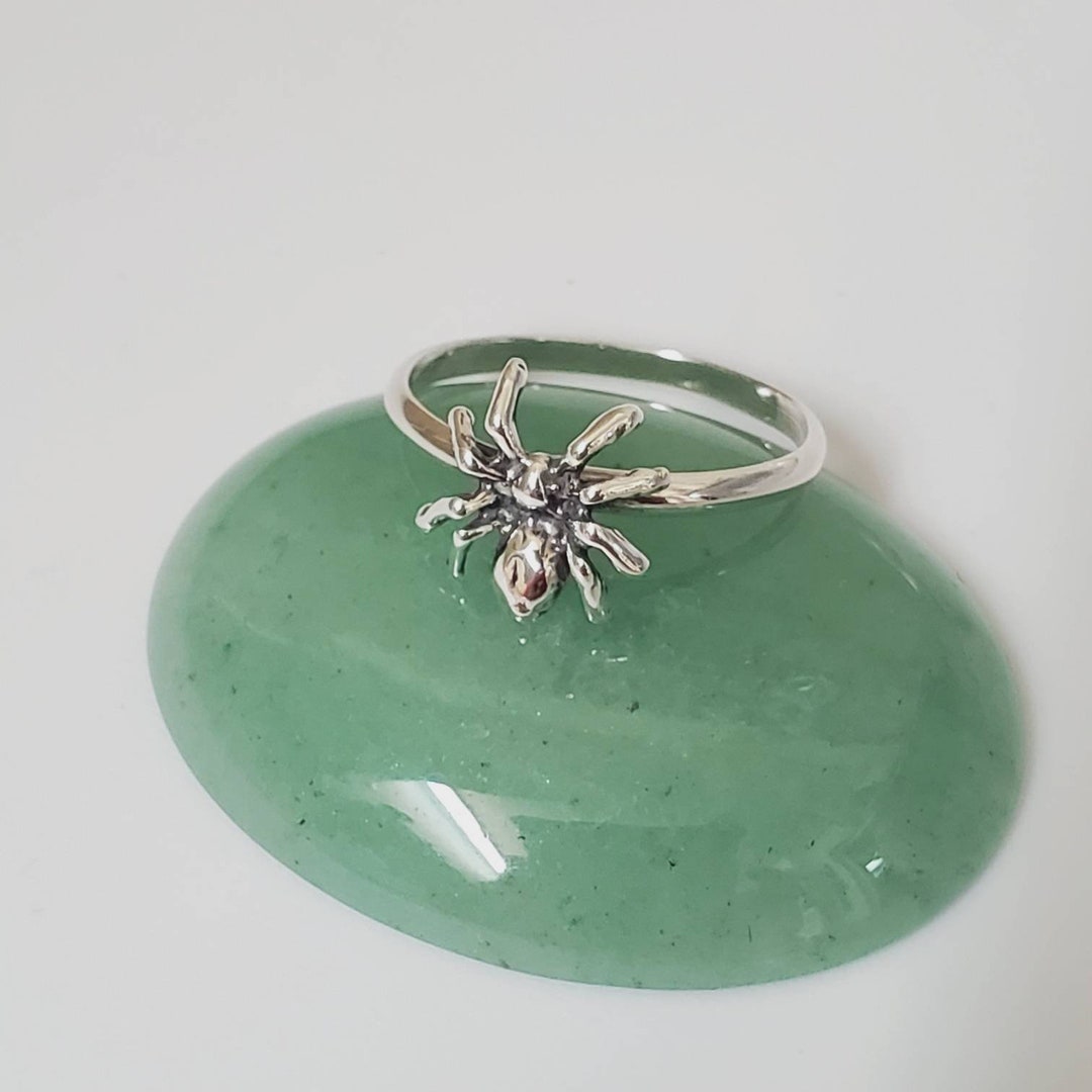 Sterling Silver Spider Ring | Simple Spider Ring | Rings Size 6 to 9 ...