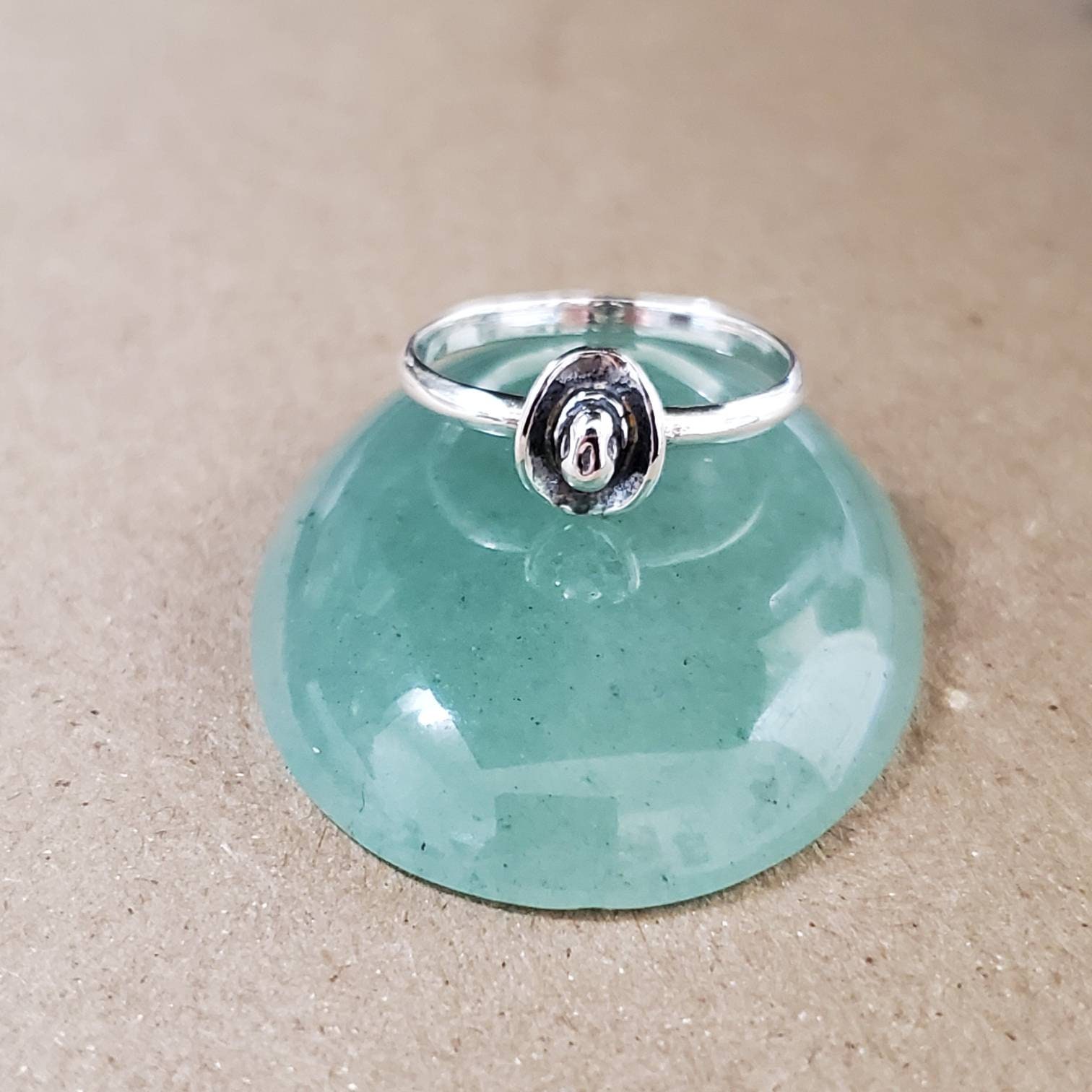 Q925 Small Western Cowboy Hat Ring Lady Ring Size 6 to 9 US | Etsy