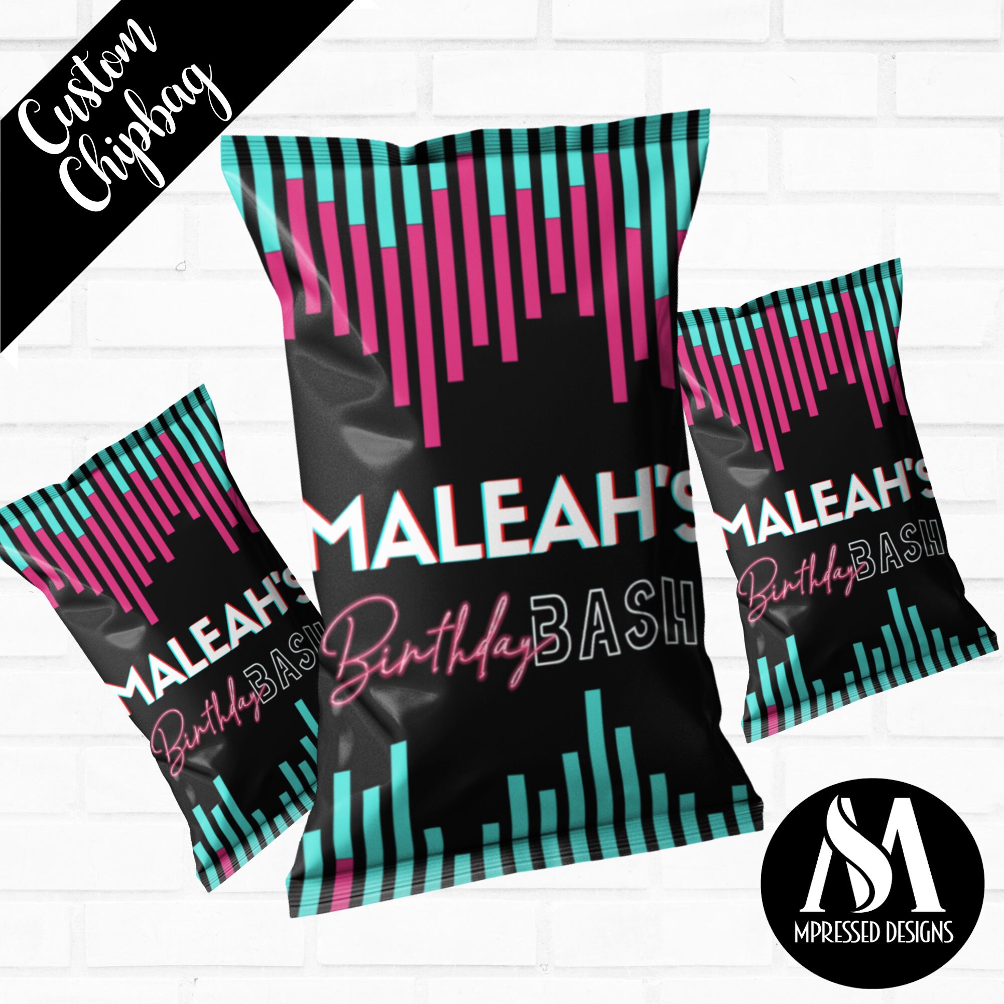 Tiktok Inspired Chip Bag Instant Download Printable Made to - Etsy