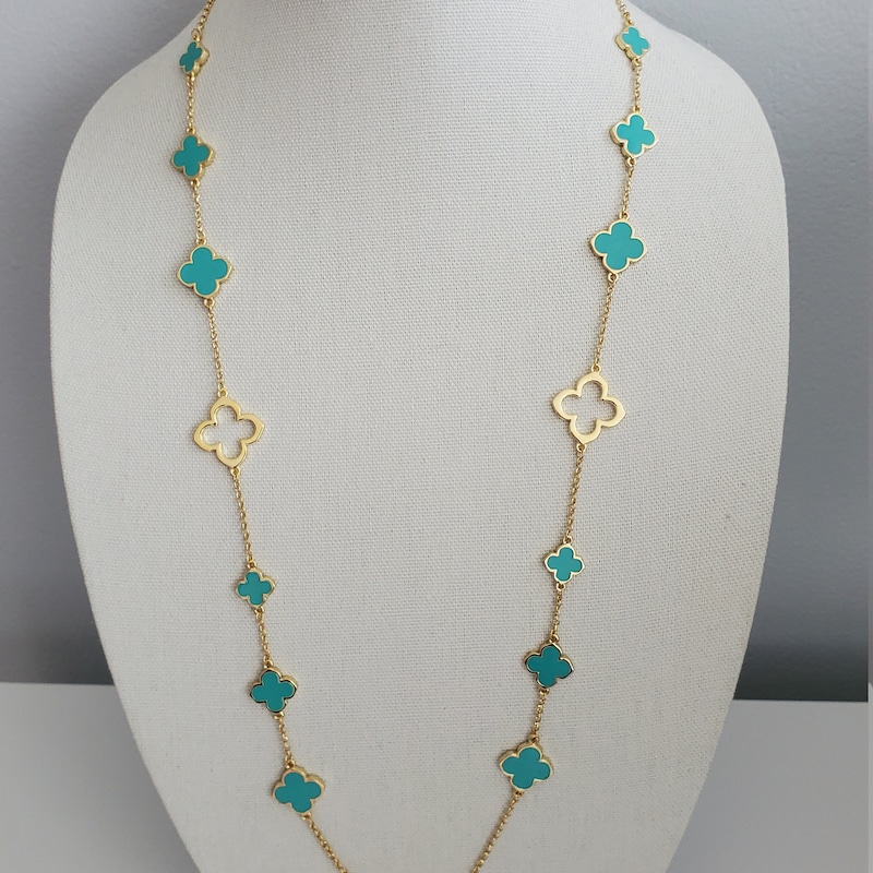 Turquoise Clover - Etsy