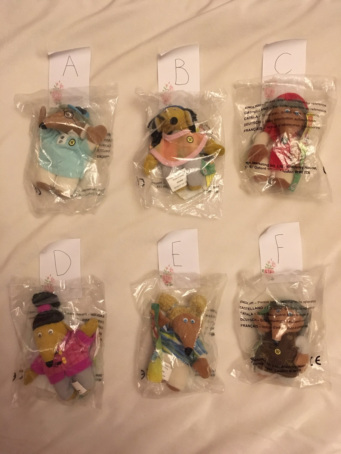 WELLINGTON, OBIDOS, ALDERNEY, Orinoco, Tobermory, Shansi Womble Happy ...